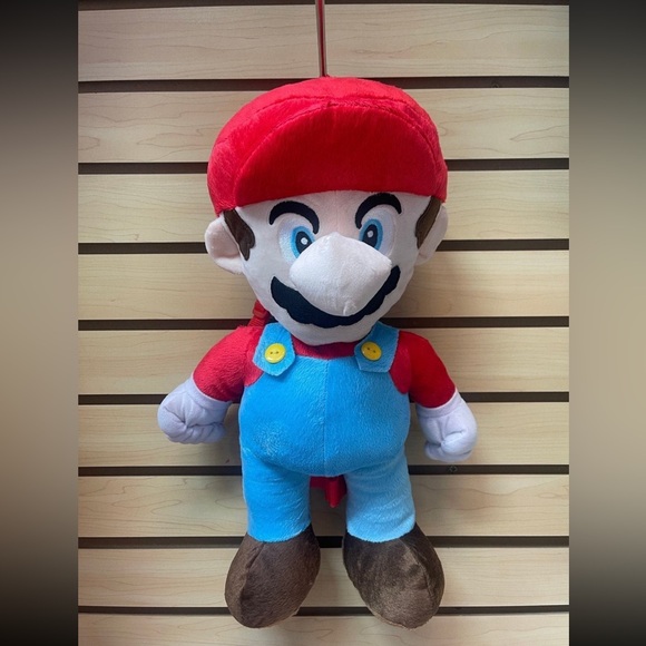 Nintendo | Accessories | Super Mario Bros Large 8 Plush Backpack | Poshmark